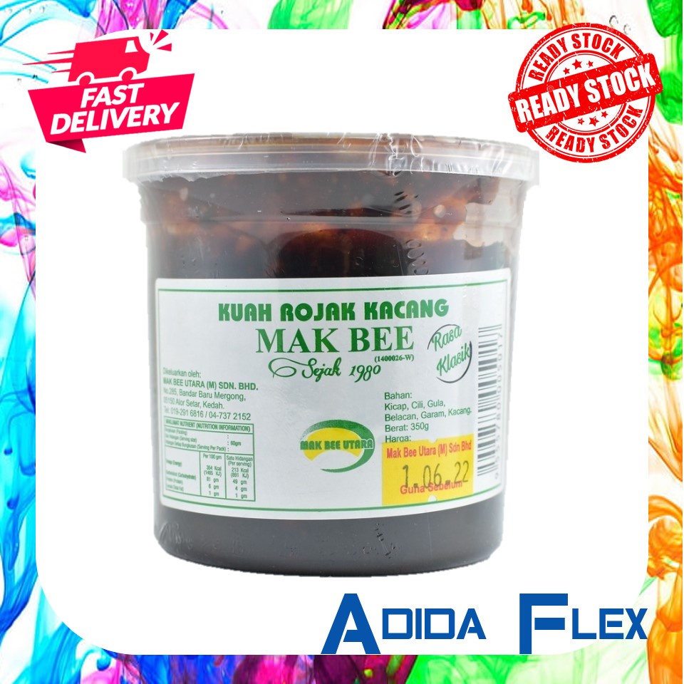 KUAH ROJAK MAK BEE ORIGINAL UTARA 200G/KLASIK KACANG ORIGINAL/PEDAS ...