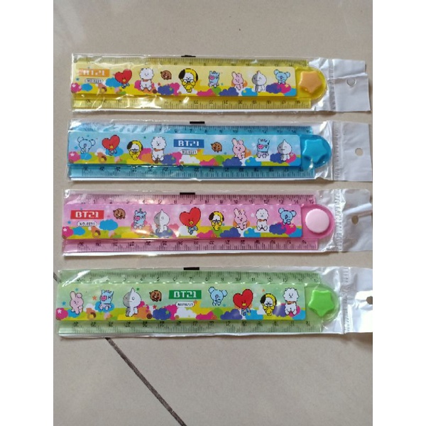 Bts character ruler / BT21 30cm ruler | Shopee Malaysia