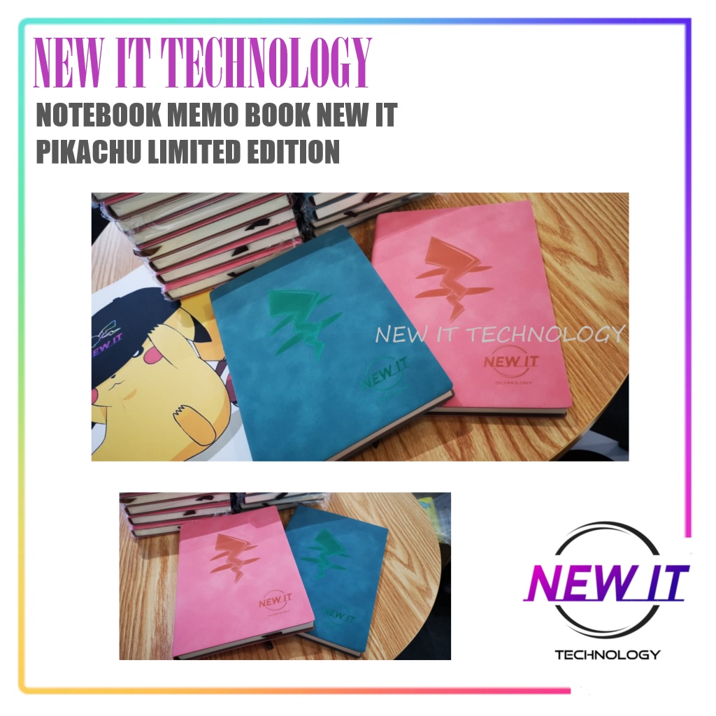 NOTEBOOK MEMO BOOK NEW IT PIKACHU LIMITED EDITION | Shopee Malaysia