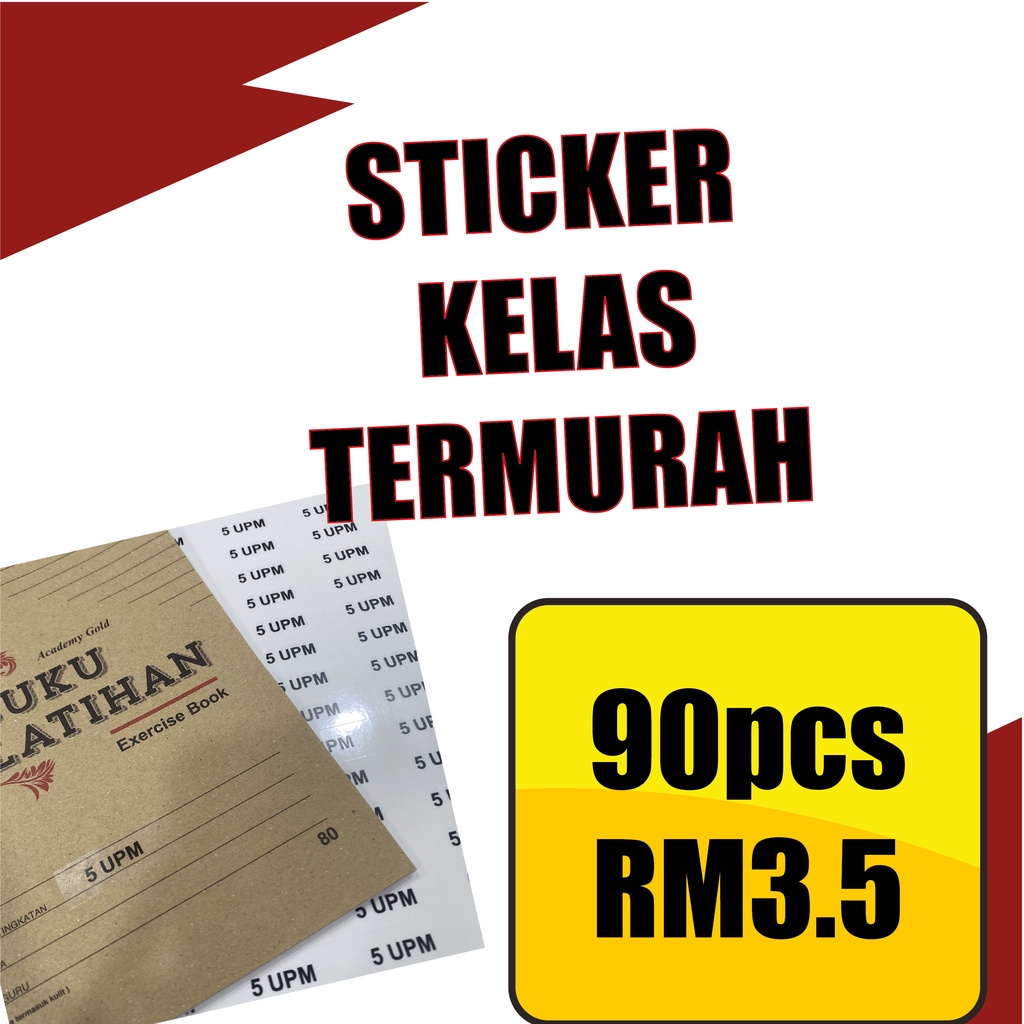 140pcs Sticker Kelas Utk Student | Shopee Malaysia