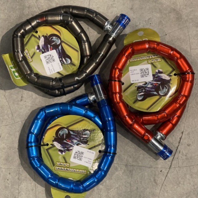 Cable Lock 2.2cm X 12cm Motor Basikal dan Pelbagai 🔐 CkGarage CkOutlet ...