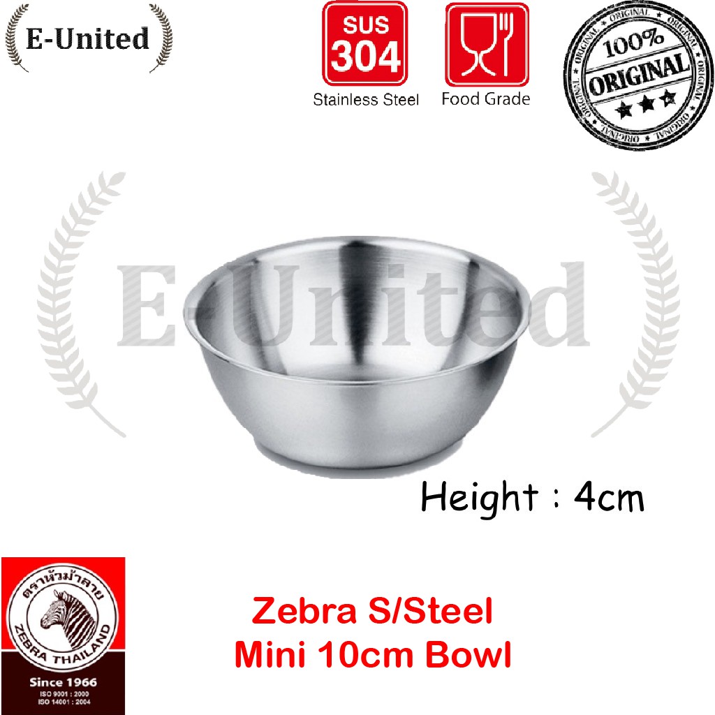 🇹🇭 SUS.304(100% Original)10cm Zebra Thailand Stainless Steel Mini Sauce ...
