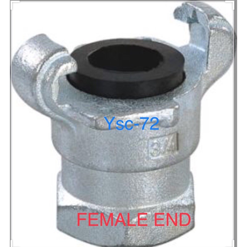 2 PLUG AIR HOSE COUPLING / CHICAGO COUPLING 1/2''~1'' (FEMALE THREAD ...
