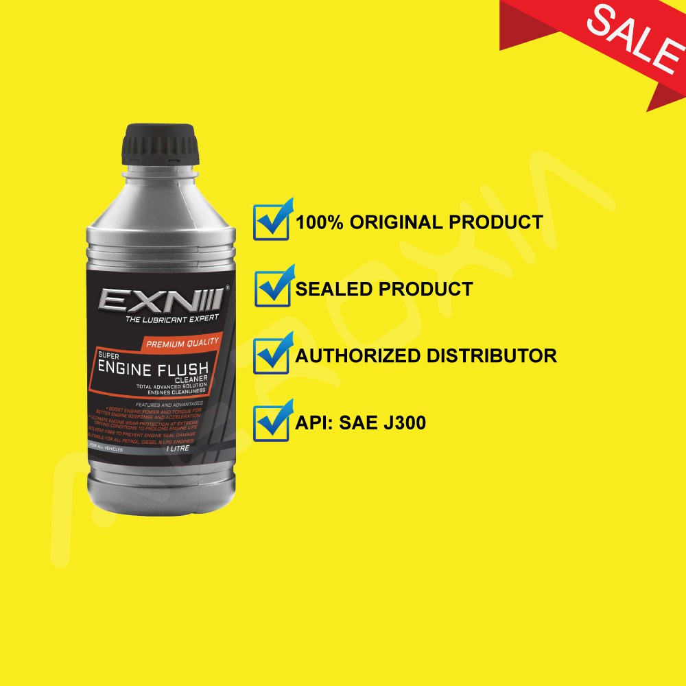 EXN SUPER ENGINE FLUSH CLEANER 1L | Shopee Malaysia