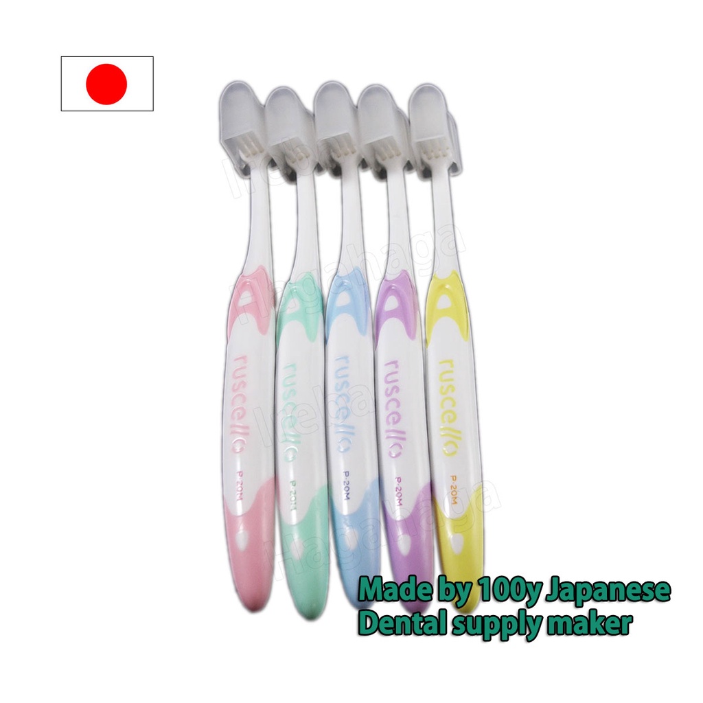 GC Ruscello Picella P-20 perio Toothbrush with cap 20 Pieces assorted ...