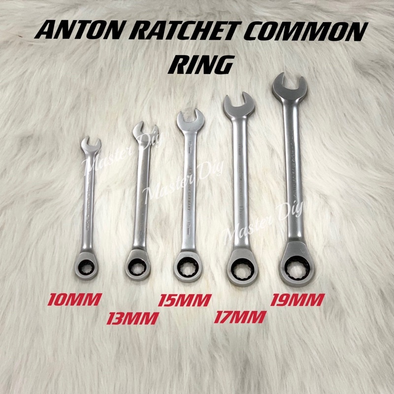 ‼️READY STOCK‼️ANTON RATCHET COMMON RING (10MM 13MM 15MM 17MM 19MM ...