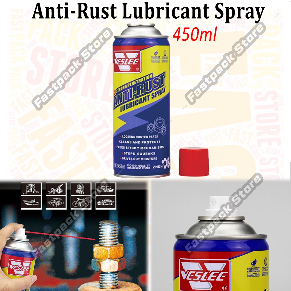 VESLEE Anti Rust Lubricant Spray Strong Penetration Original Oil Spray ...