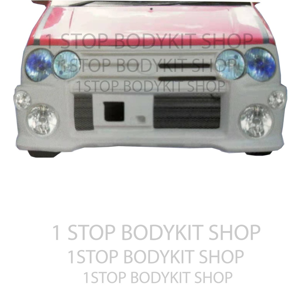 PERODUA KENARI FRONT BUMPER (RS) FIBER(FIBERGLASS)SKIRT LIP BODYKIT ...