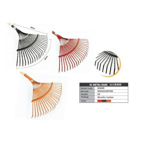 RAYACO 924 IRON RAKE (BLACK) | Shopee Malaysia