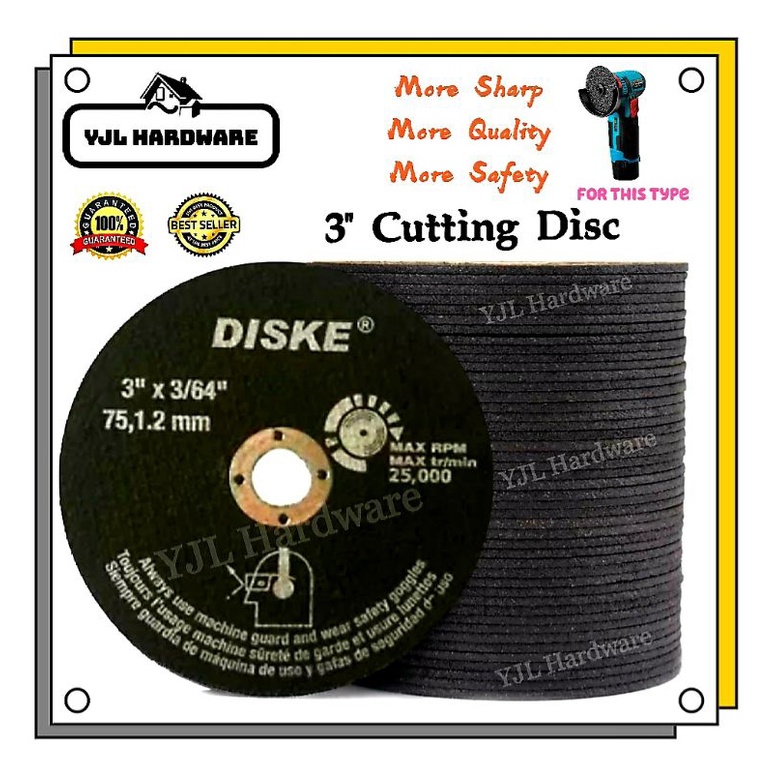 YJL - 3 Inch Metal Cutting Disc Circular Saw Blades For Metalworking 75 ...