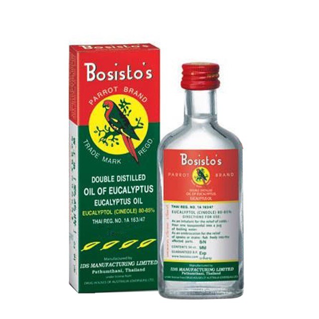 BOSISTOS PARROT BRANDS oil of eucalyptus 8.5ML / 28ML / 56ML | Shopee ...