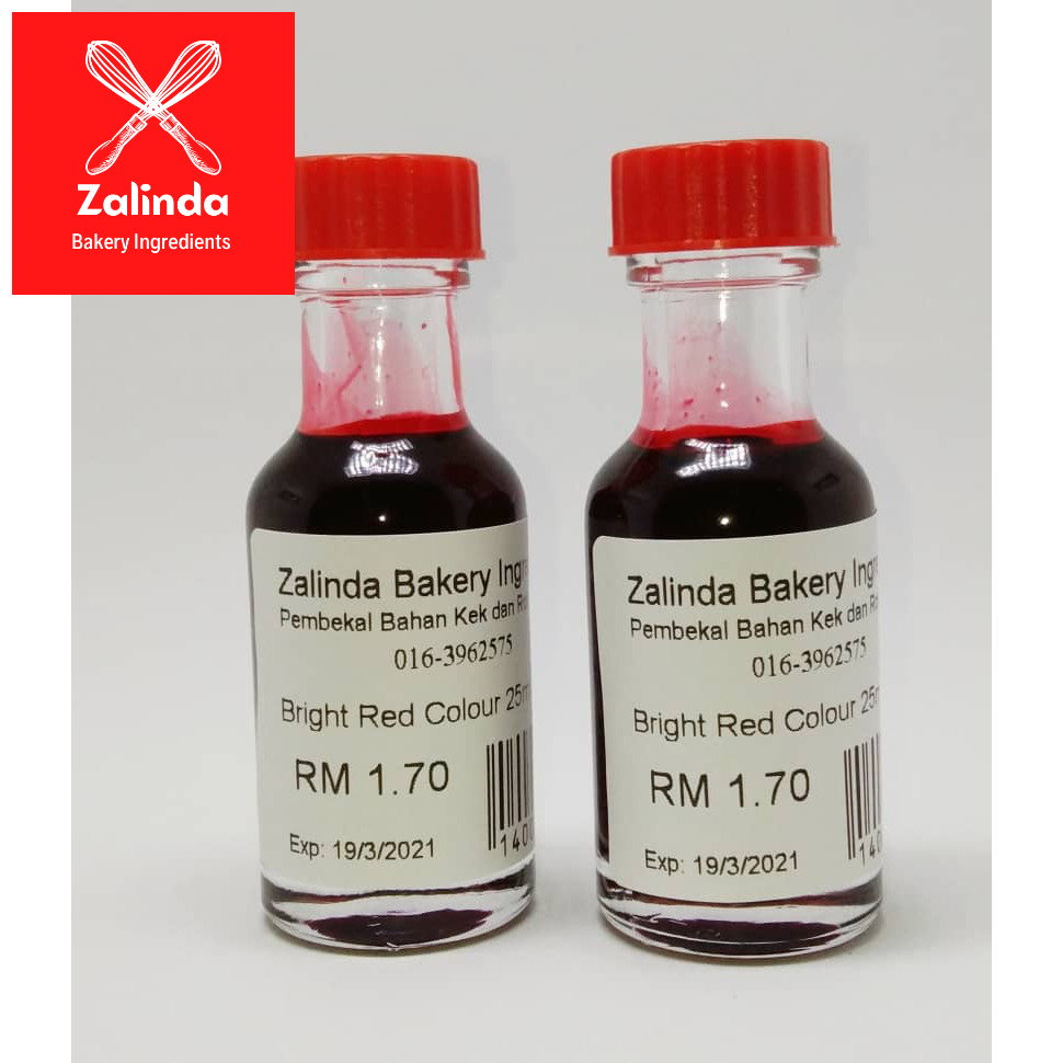 Bright Red Food Colouring 25ml (35gm) | Shopee Malaysia