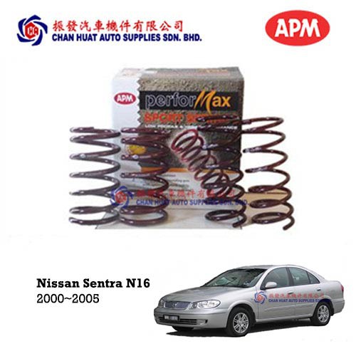 Nissan Sentra N16 APM Performax Lowered Sport Coil Springs Suspension ...