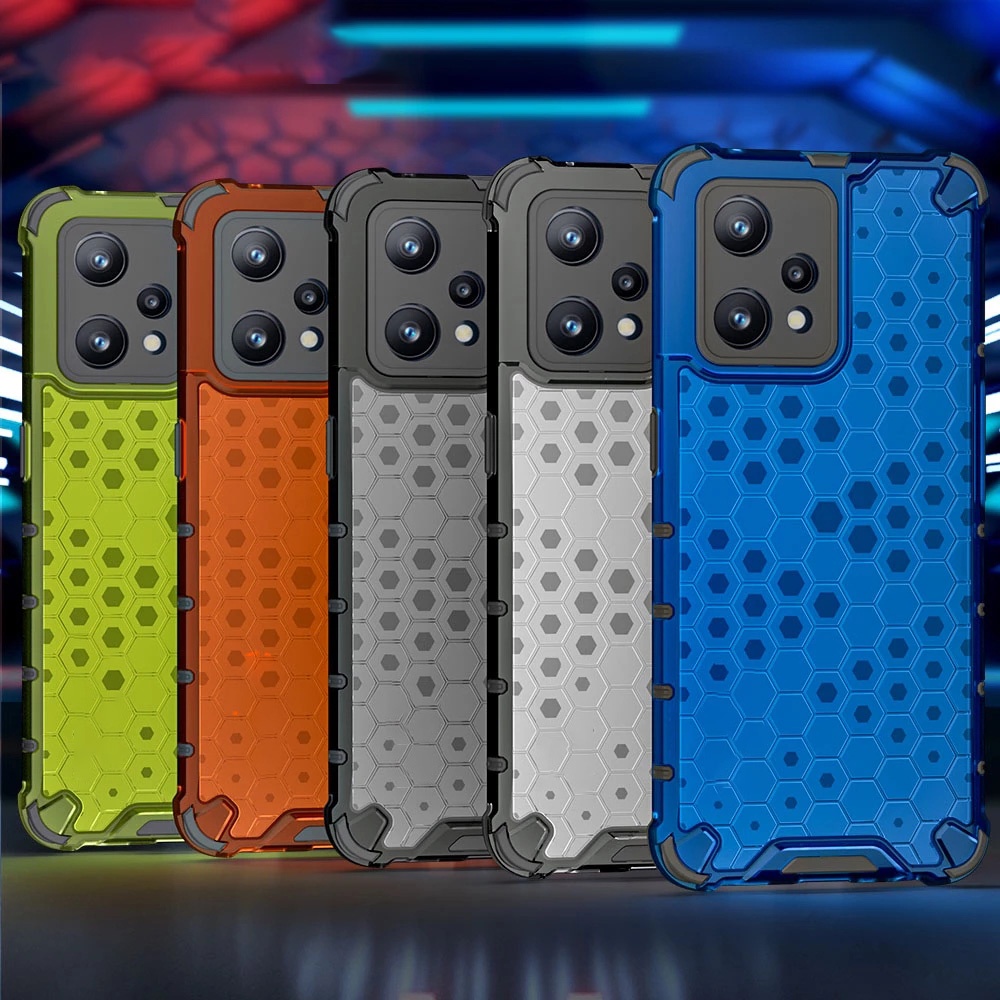 Casing Realme 10 9 Pro + 9i Plus 4G 5G Transparent Rugged Hybrid Armor ...