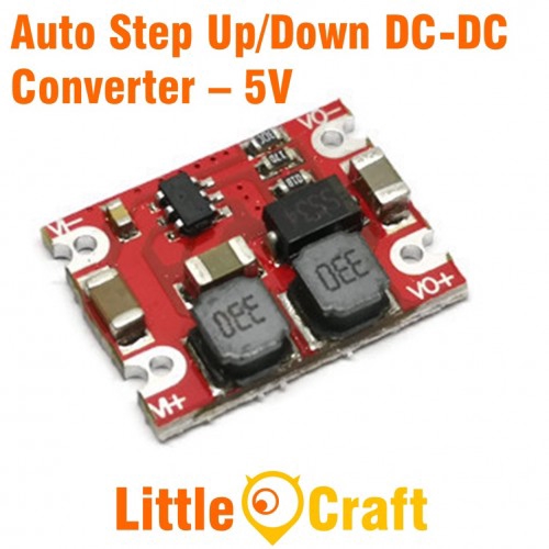 Auto Step Up/Down Buck/Boost DC-DC Converter Fix Output 5V | Shopee ...