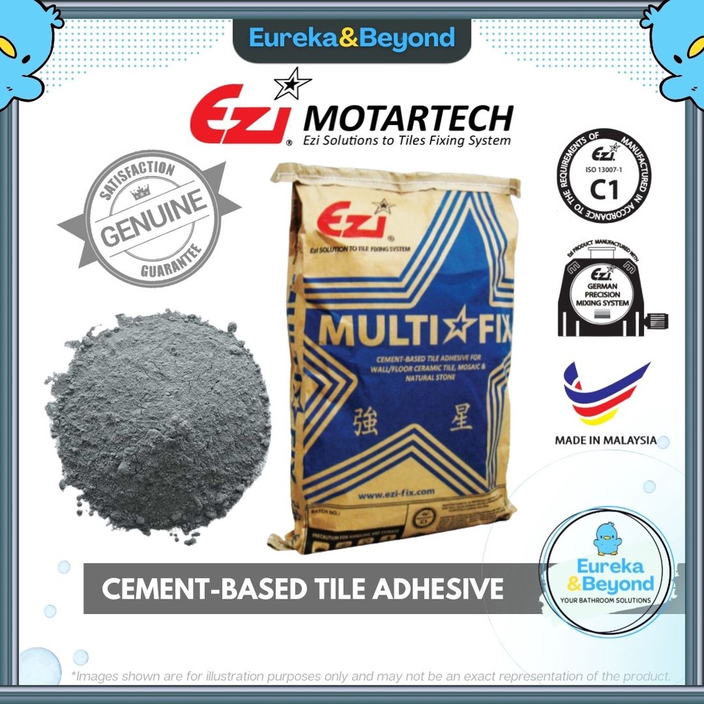 𝗚𝗨𝗠 𝗖𝗘𝗠𝗘𝗡𝗧 - Ezi Multi Fix Adhesive Tile Cement Powder for Ceramic ...