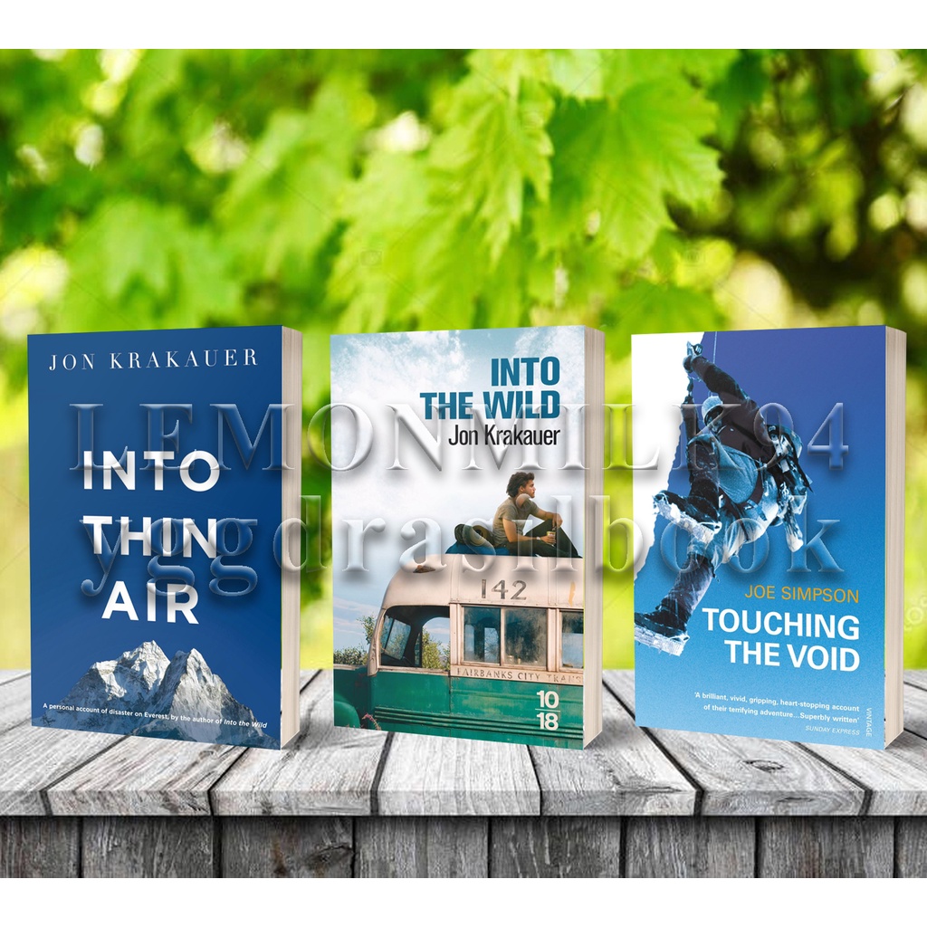 Into Thin Air | Into the Wild by Jon Krakauer | Touching The Void by ...