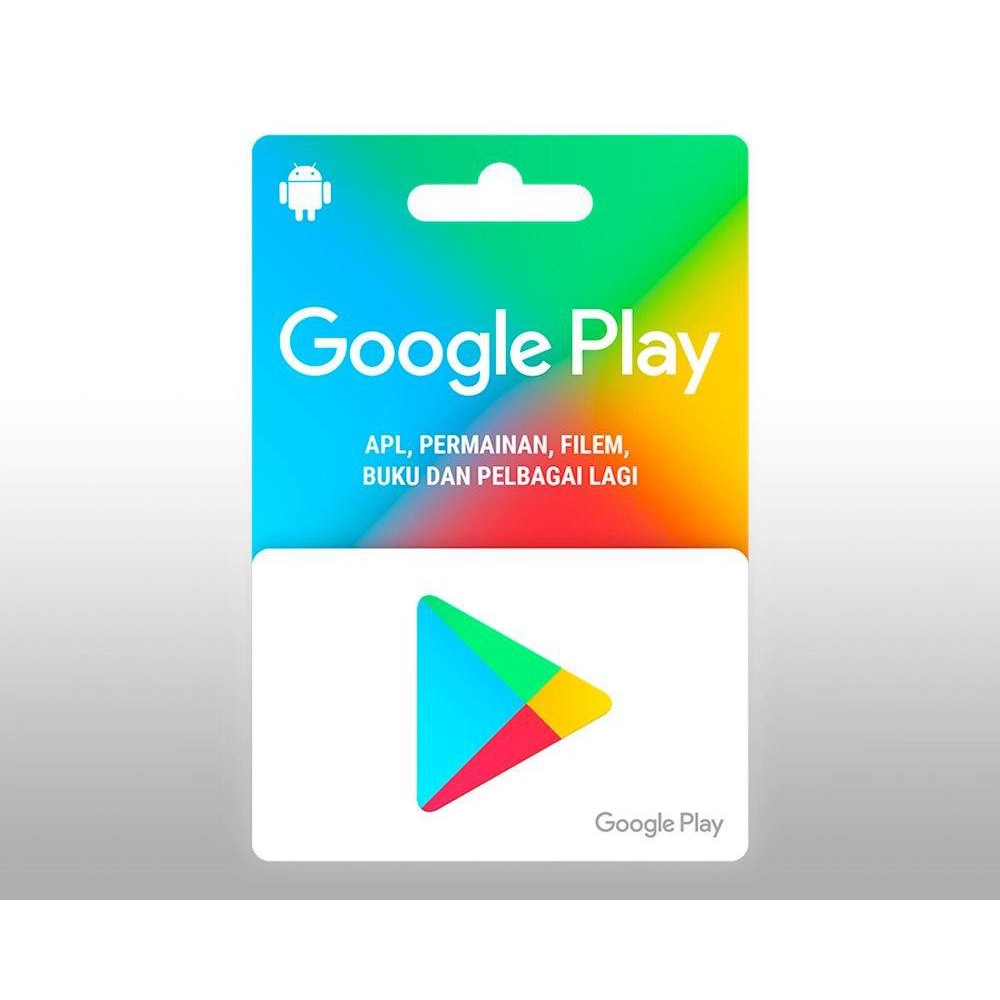 (READY STOCK) RM50 GOOGLE PLAY GIFT CARD MALAYSIA (GET CODE) | Shopee ...