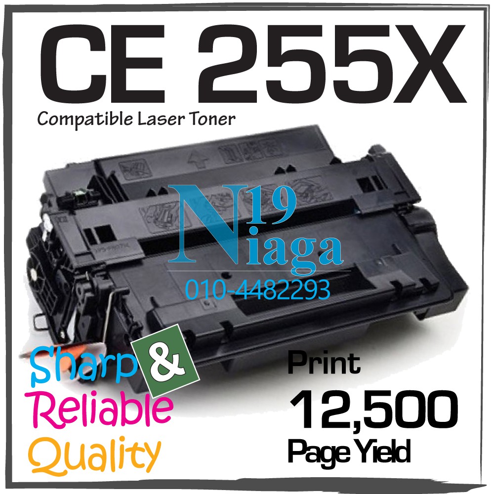 Compatible to HP CE255A CE255X CE255 55A 55X Toner M521 M521dn M521dw ...