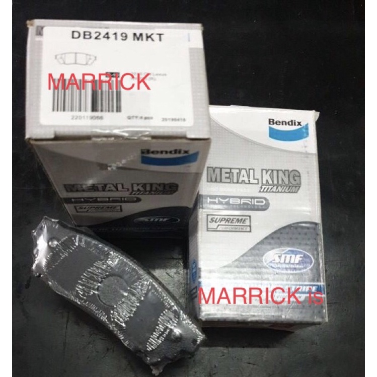 Toyota Alphard Vellfire AGH30 GGH30 rear brake pad Bendix Metal King Ta ...