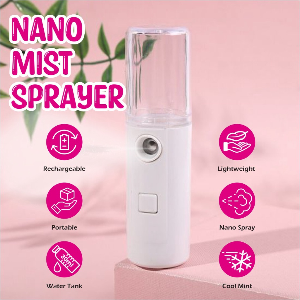 Mini Nano Mist Spray Portable Sanitizer Spray Machine Nano Spray Gun ...