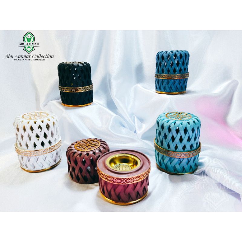 Bekas bakar gaharu, Mabkhara kayu, seramik. Buatan kemas, jika ada yg ...