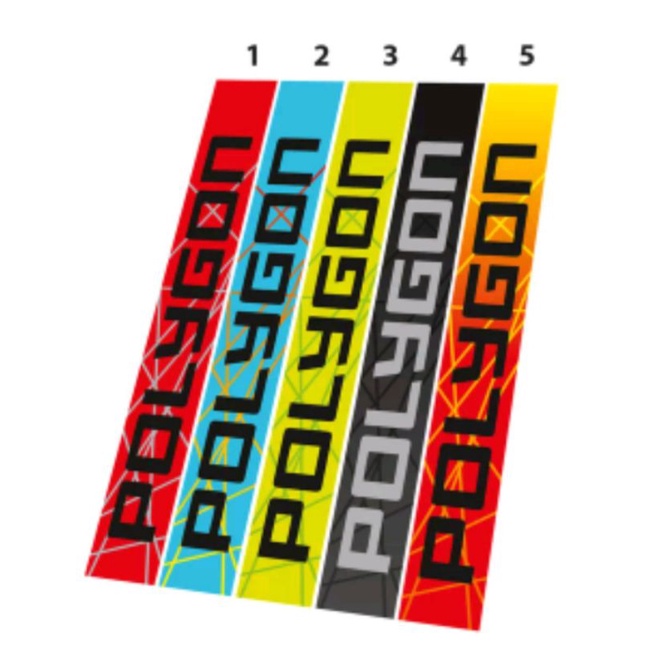 Polygon Down Tube Sticker Decal | Shopee Malaysia