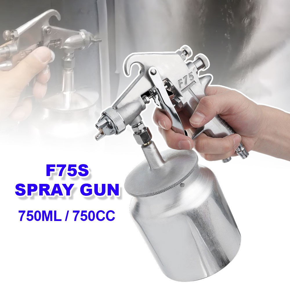 F-75 F75S K3 K2 Spray Gun 750ml 750cc Painting Sprayer Gun 1.5MM Nozzle ...