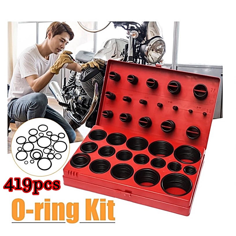 419pcs O Ring Rubber Washer Seal Gasket Plumbing Automotive Faucet ...