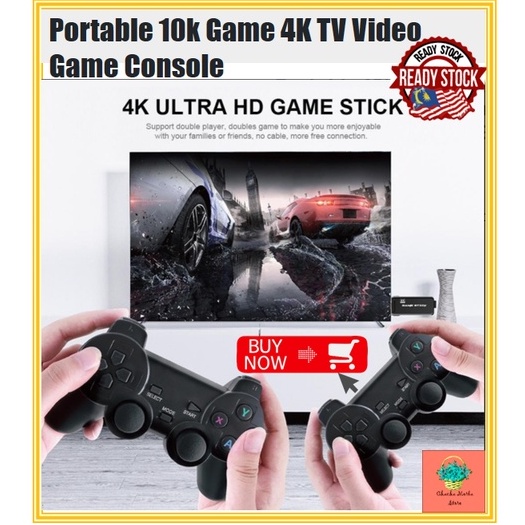 Portable 10k Game 4K TV Video Game Console With 2.4G Wireless ...