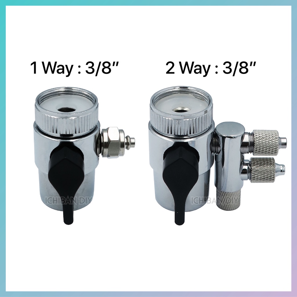 Water Filter Diverter 3/8" Valve Tap Faucet Adaptor Adapter Pipe ...