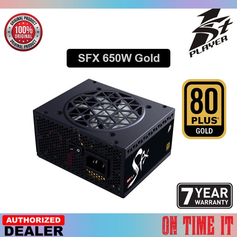 1st Player PS-650SFX 650W 80PLUS GOLD Rated Full Modular Mini SFX Power ...