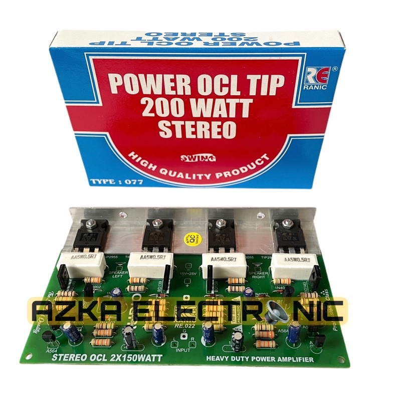 Ocl 200 Watt Stereo Power Amplifier Kit | Shopee Malaysia