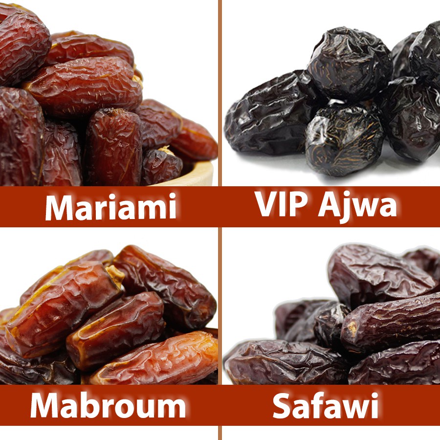 Kurma Ajwa (VIP) , Safawi, Mariami, Mabroom, Dates imported from Saudi ...