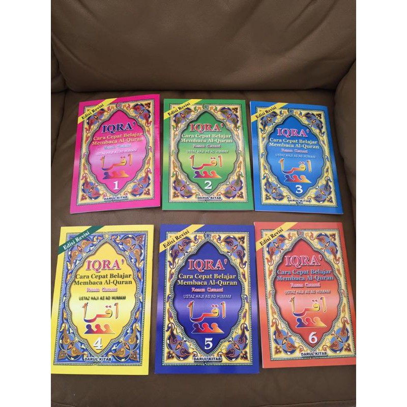 Buku Iqra' Set Lengkap Buku 1 Hingga 6 [Buku Berasingan] | Shopee Malaysia