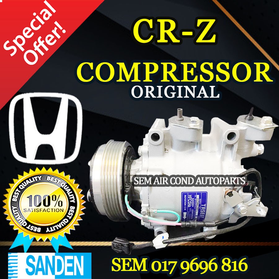 HONDA CR-Z TRSE07 5PK ORIGINAL SANDEN SD COMPRESSOR/ KOMPRESOR (CAR ...
