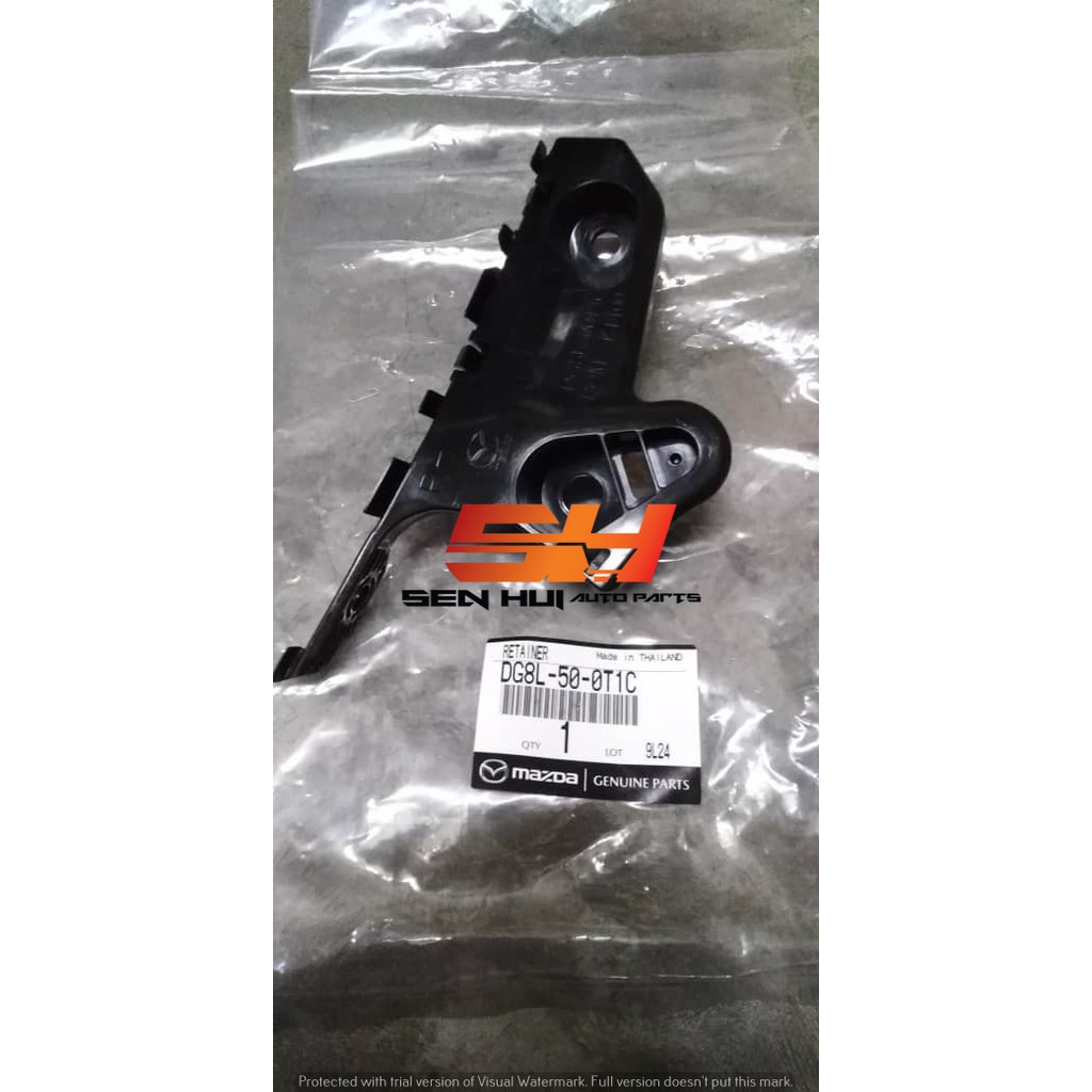 Mazda 2 Skyactive Front Bumper Side Bracket RH DG8L500T1C Genuine Part ...