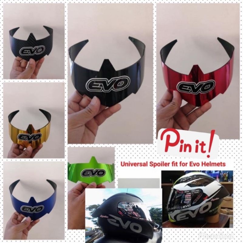 Universal Spoiler for Evo Helmet | Shopee Malaysia