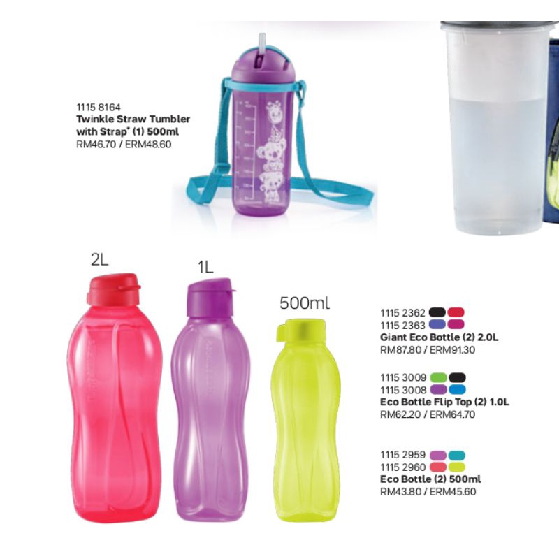 Tupperware eco bottle 500ml | Shopee Malaysia