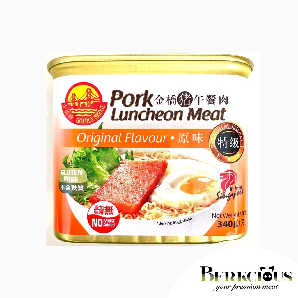 Golden Bridge Pork Luncheon Meat 340g | Shopee Malaysia