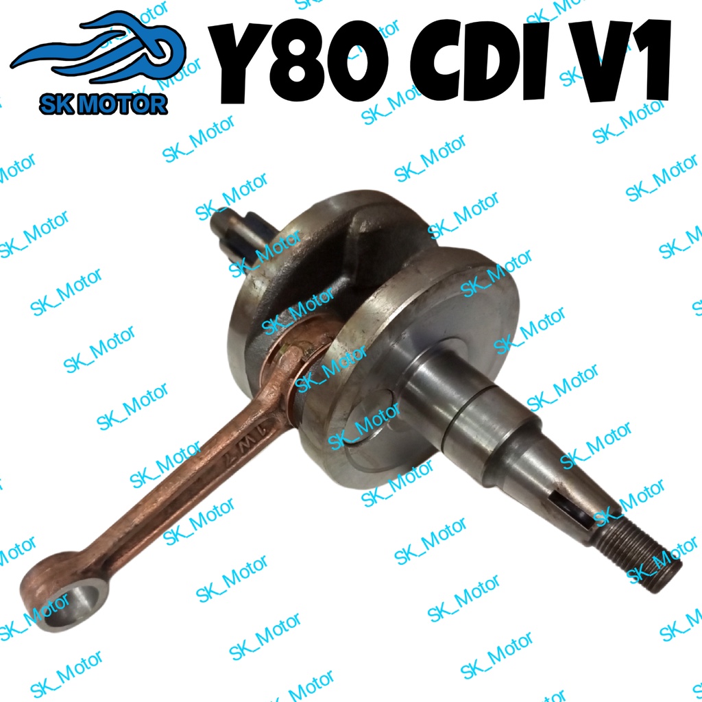 Yamaha Y80 CDI V1 Crankshaft Assy Crank Shaft Assy Grandshaft Grand Sap ...