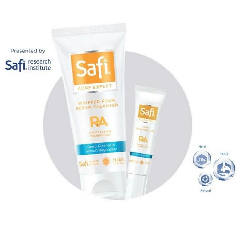 Safi Expert Sebum Cleanser 100g/Acne Gel 15g | Shopee Malaysia