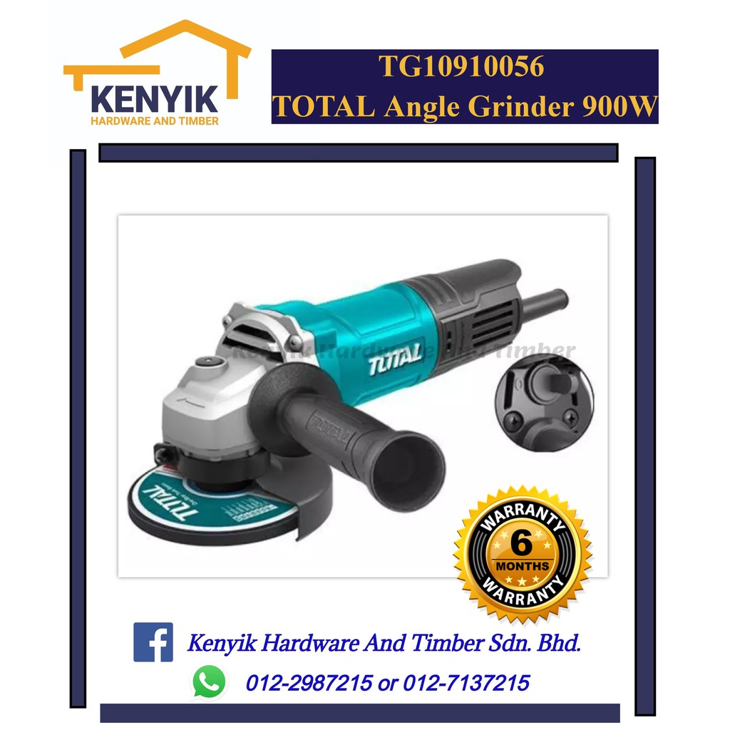 TOTAL Angle Grinder 900W TG10910056 (INDUSTRIAL) | Shopee Malaysia