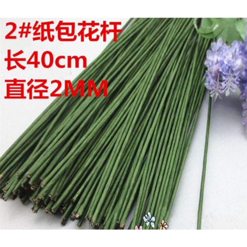 flower rod 30 / 40 cm single rose rod imitation flower made of iron ...