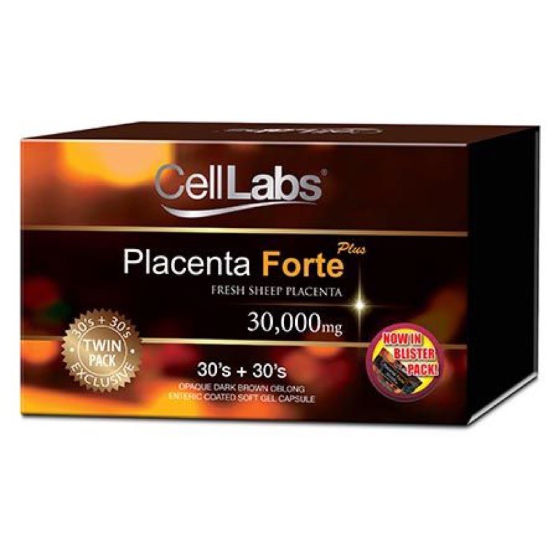 CellLabs Placenta Forte Plus 30000mg (30S + 30S) | Shopee Malaysia