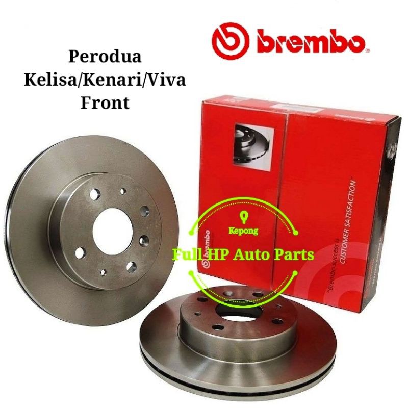 Original Brembo Disc Rotor - Perodua Kelisa/Kenari/Viva | Shopee Malaysia