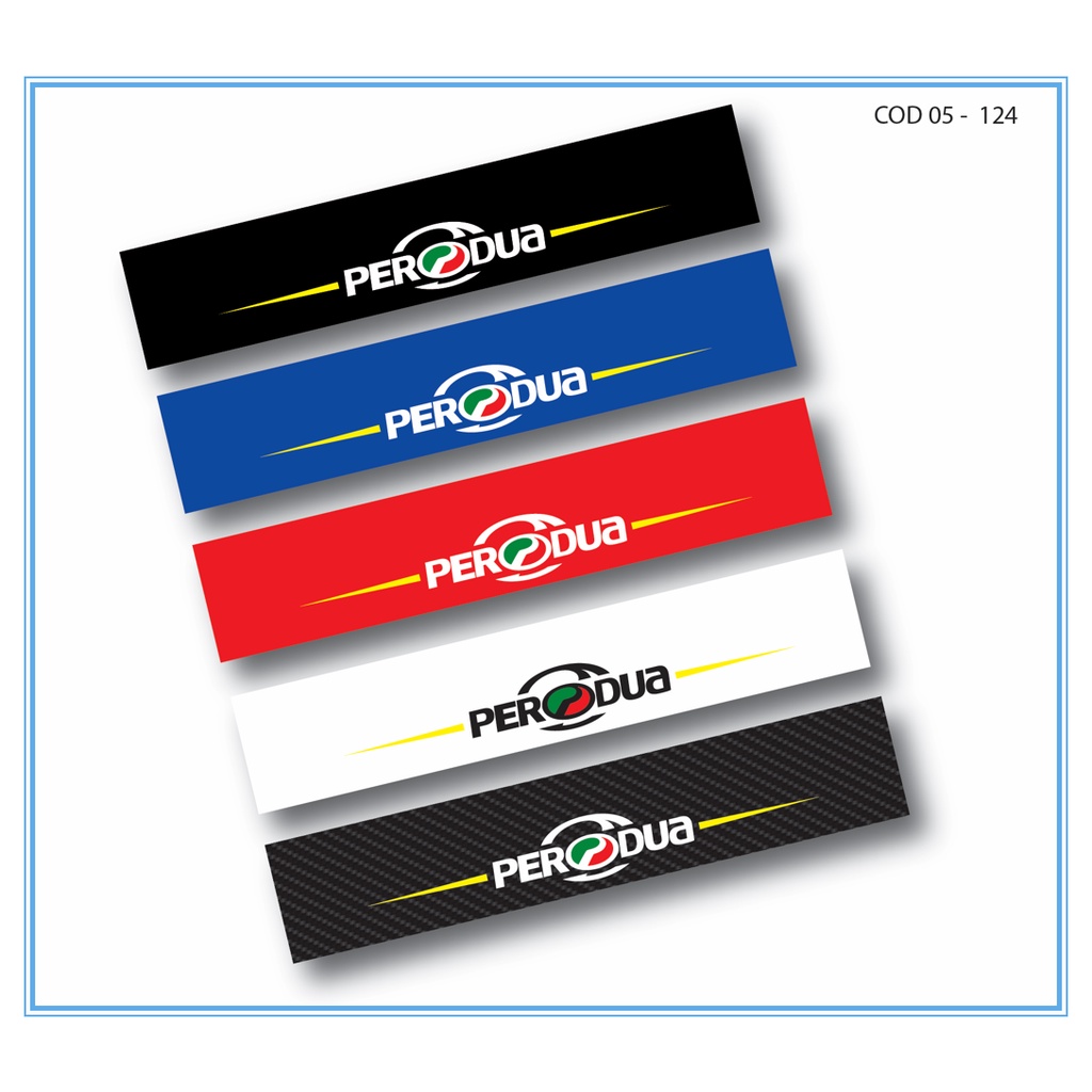 Perodua Ativa Aruz Axia Bezza Alza MyVi MYVI Front windshield sticker ...
