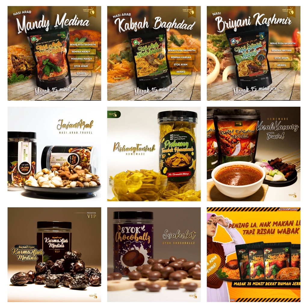 Produk Nasi Arab Travel ( Ready Stock) | Shopee Malaysia