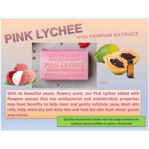 Preferred +】Australian Botanical Natural Organic Bar Soap 200g | Shopee ...