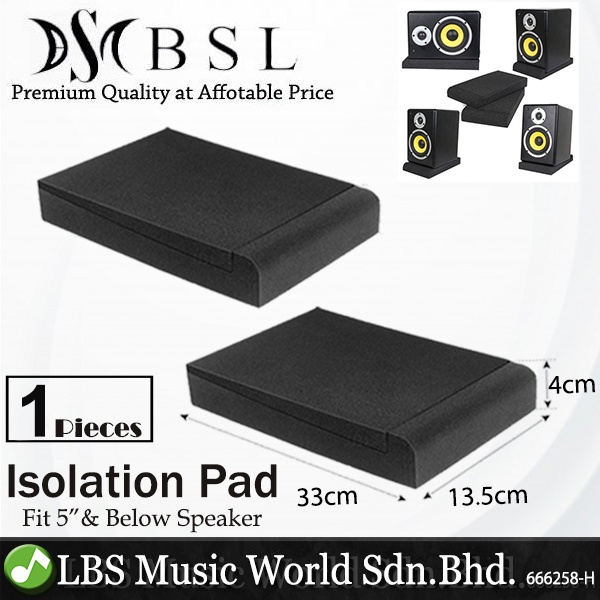 BSL Isolation Pad for 3" to 8" Studio Monitor Speaker with Adjustable ...